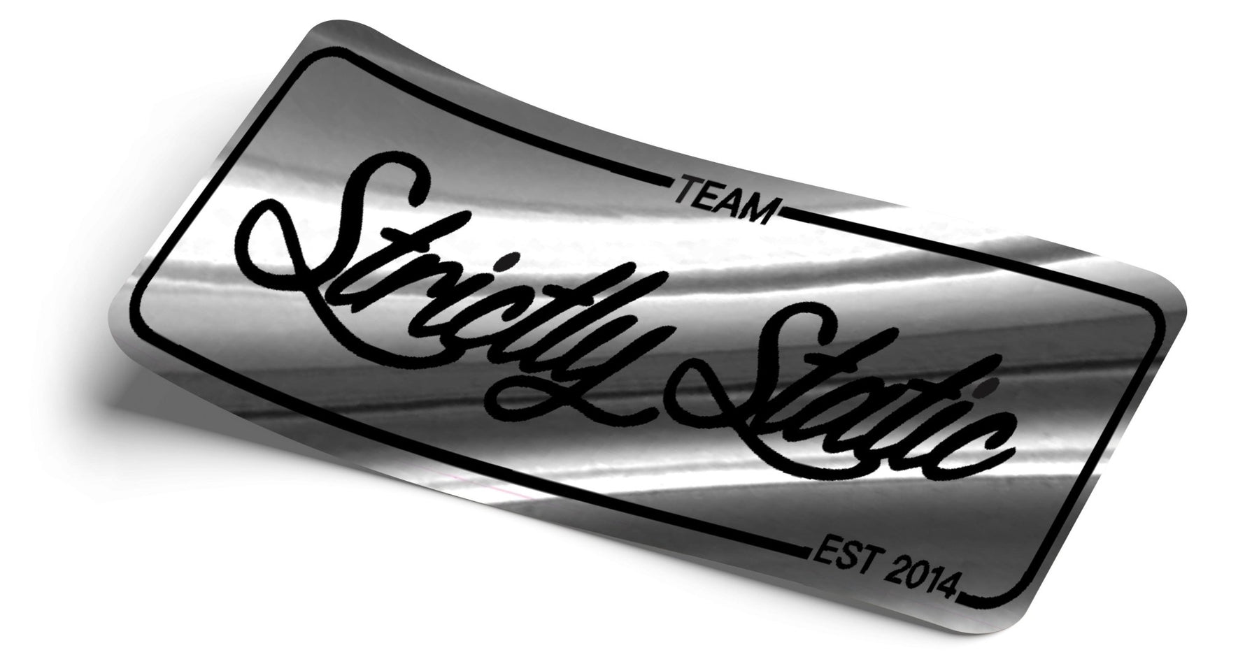 Silver Chrome Decals – Strictly Static