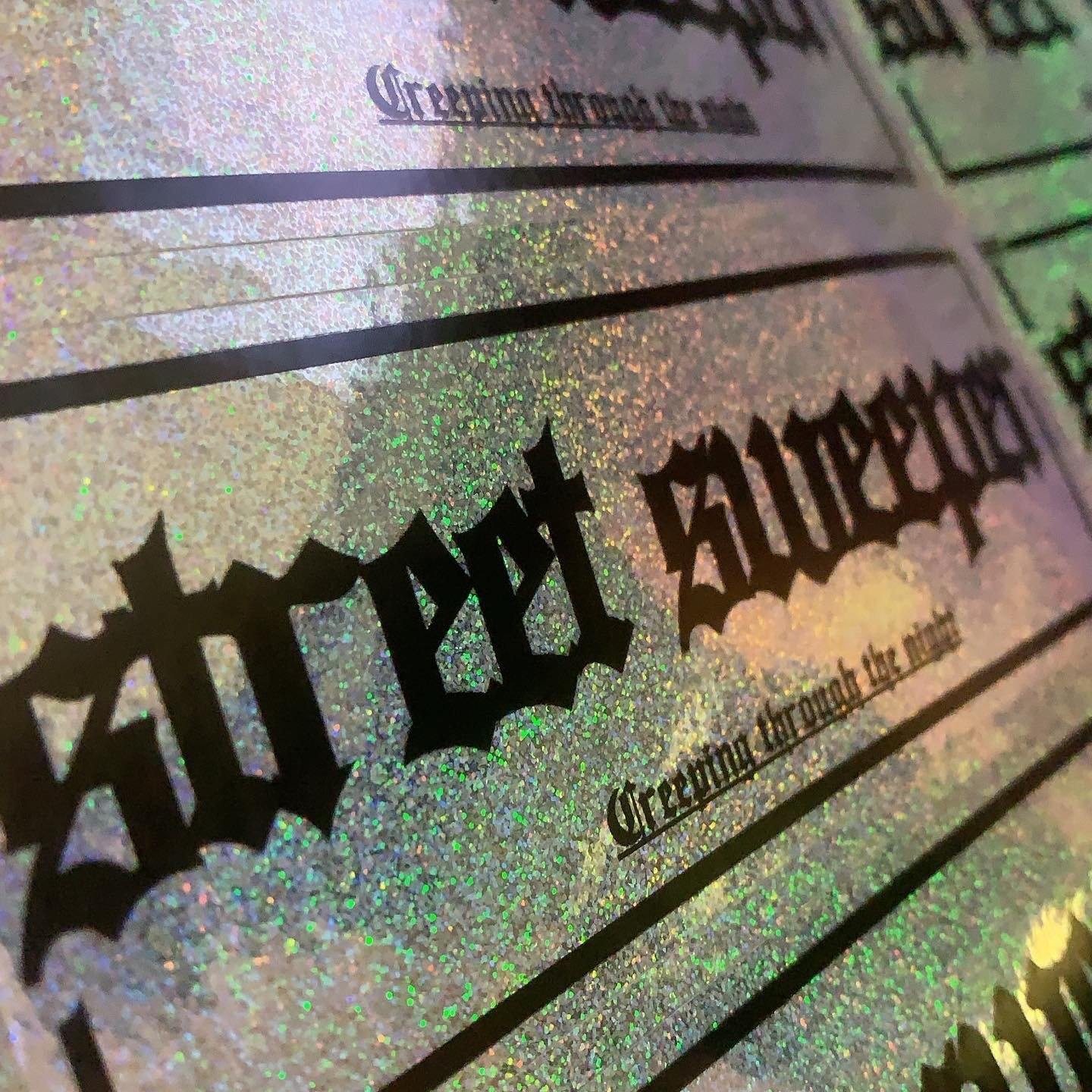 Street Sweeper Silver Glitter Decal – Strictly Static